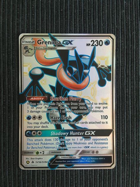 Pokemon Greninja GX Shiny Hidden Fates Kaufen Auf Ricardo
