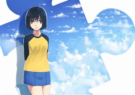 Aoki Miharuu Black Eyes Black Hair Nakahara Misaki Nhk Ni Youkoso