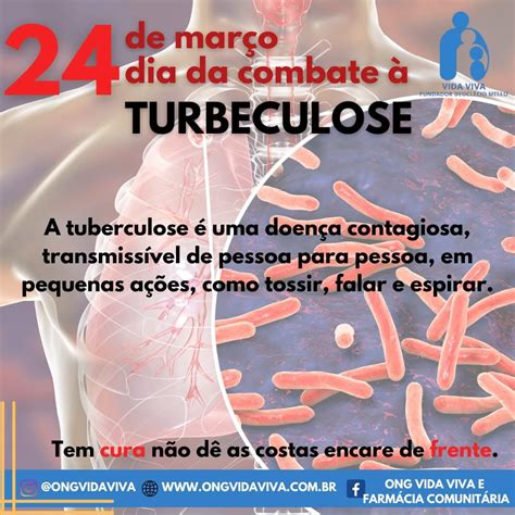 DIA NACIONAL DE COMBATE A TUBERCULOSE Ong Vida Viva