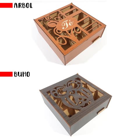 Cajas de Te 9 Divisiones Sin Te Dibuo Productos de diseño