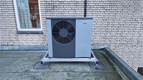 Project Nibe S Buitenunit Warmtepomp Op Plat Dak Technea