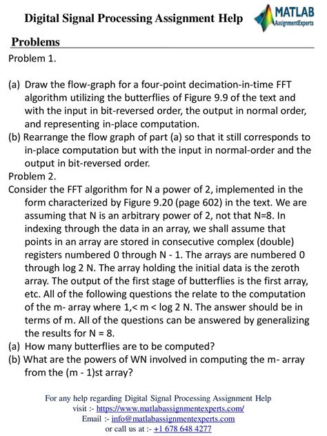 Digital Signal Processing Assignment Help On Behance