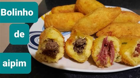 Bolinho De Aipim Recheado YouTube