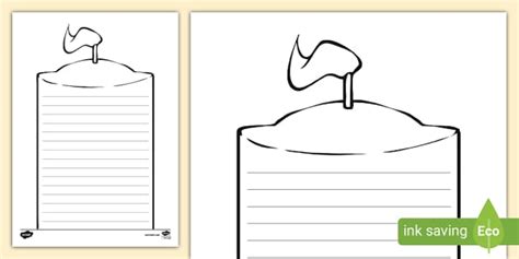 Candle Writing Templates Teacher Made Twinkl