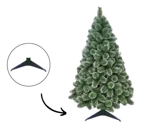 Árvore Natal Pinheiro Decorativa 1 20mt Verde Nevada Luxo