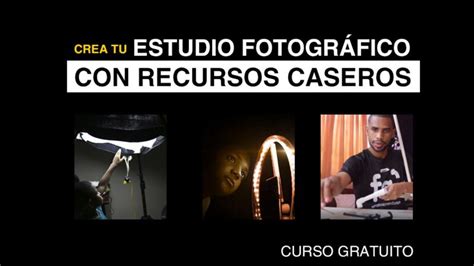 Equipo fotográfico con bajo presupuesto y recursos caseros