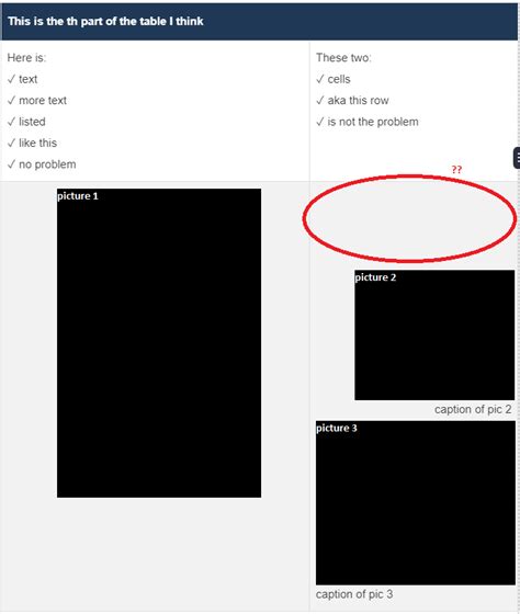 Html How Do I Remove The Weird Space In A Tables Second Cell Next To