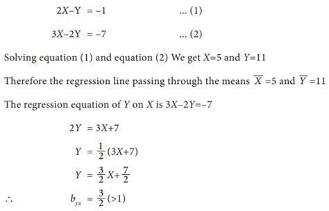 solved example problems for regression analysis maths