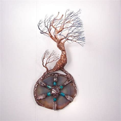 Windswept Spirit Of Harmony Wire Tree Of Life Sculpture Etsy