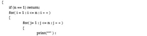 get answer what is the complexity of the below program void function int n transtutors