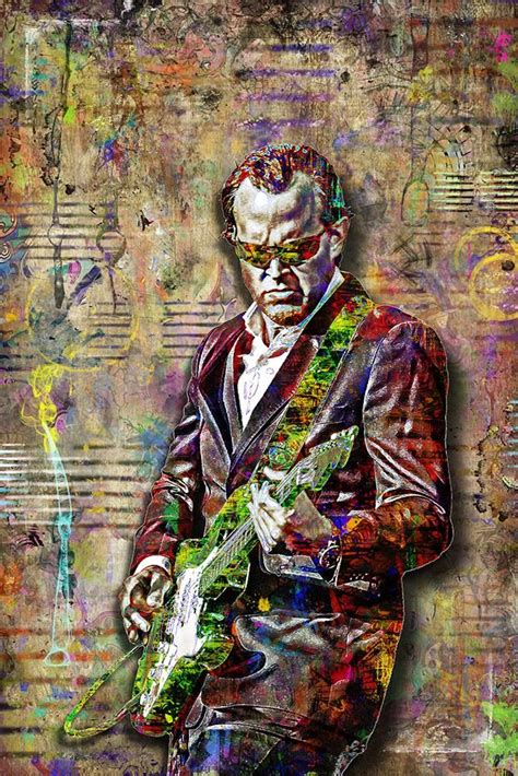 Joe Bonamassa Poster Blues Gift Joe Bonamassa Tribute Fine Art