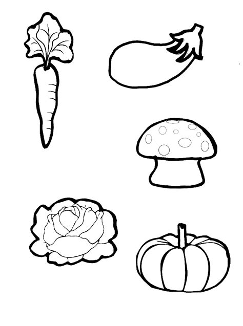 Coloriages De L Gumes Pour La Maternelle