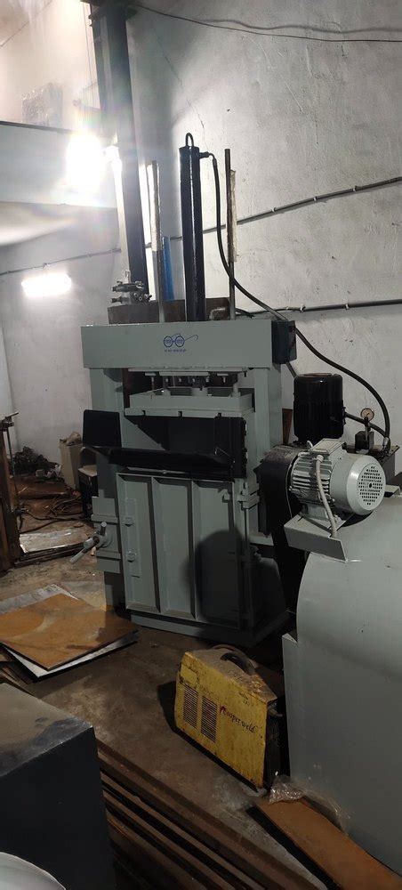 0 30 Ton Mild Steel Hydraulic Baling Press For Raffia Plastic 60 70KG