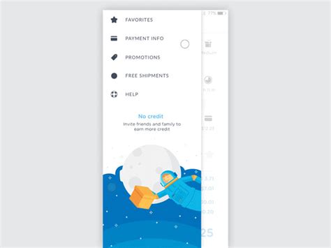 Mobile Menu Design User Interface Examples Check App Menus