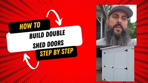 How To Build Double Shed Doors Step By Step YouTube