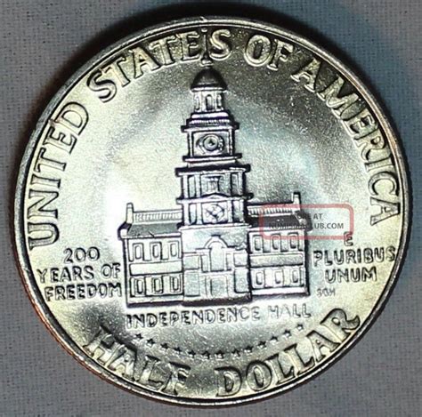 1976 D Kennedy Half Dollar Bicentennial Uncirculated Clad U S Coin
