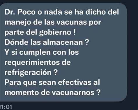 Alejandro Macias On Twitter Generalmente Las Vacunas Que Pone El