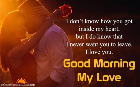 Romantic Good Morning I Love You Quotes With HD Images For Couple