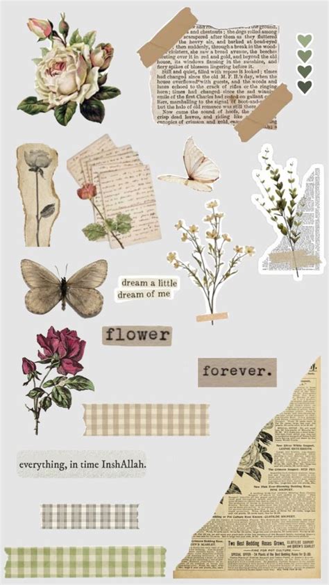 Echa Un Vistazo A Los Shuffles De Itzaynyy Vintage Paper Printable