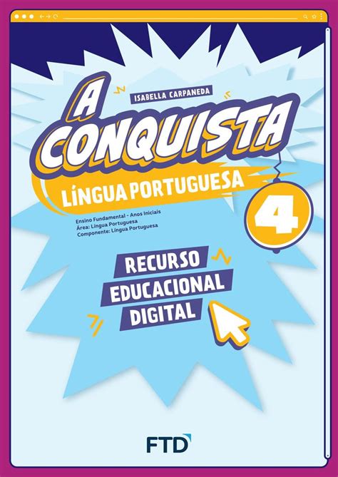 A Conquista Língua Portuguesa Volume 4 Turma da mônica Cvcc Rio