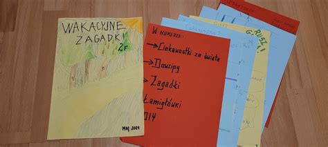 Klasowa gazetka 2F Szkoła Podstawowa nr 6