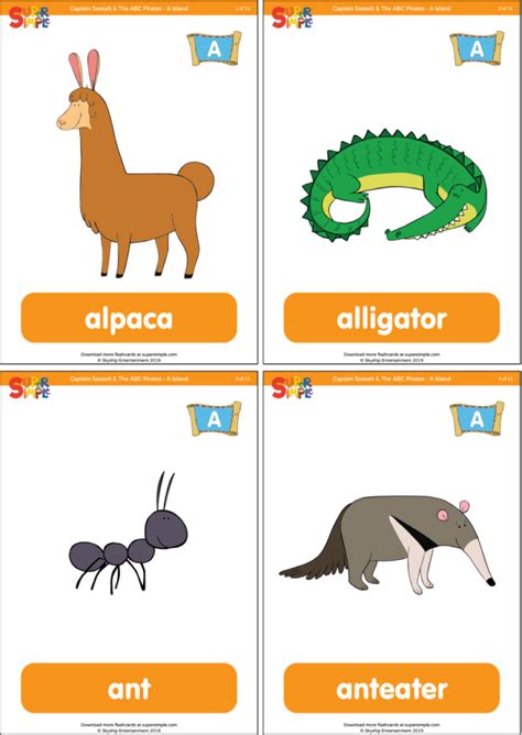 Captain Seasalt And The ABC Pirates A Flashcards Super Simple