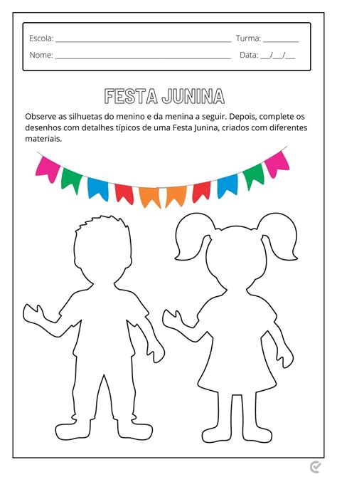 21 Atividades De Festa Junina Para Imprimir E Colorir