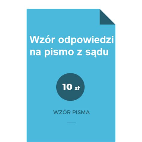 Jak napisać PISMO do SĄDU wzór instrukcja Krok po Kroku