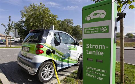 Elektromobilität 211 Ladepunkte für Elektro Autos in Düsseldorf