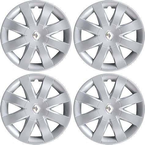 SERIE KIT 4 PEZZI COPPE RUOTA COPRICERCHI BORCHIE SPECIFICHE PER CLIO