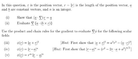 solved in this question r is the position vector r r