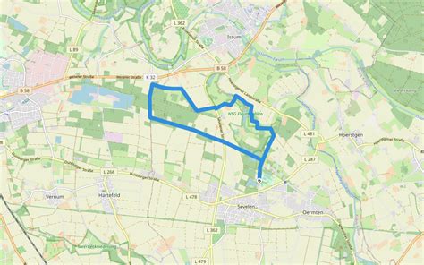 Sevelen Circular Route A6 Hiking Trail Issum Nordrhein Westfalen Pacer