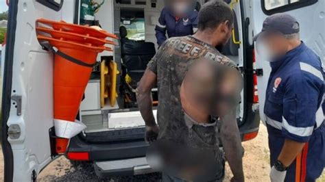 Homem leva descarga de 13 mil volts ao tentar furtar fios elétricos de
