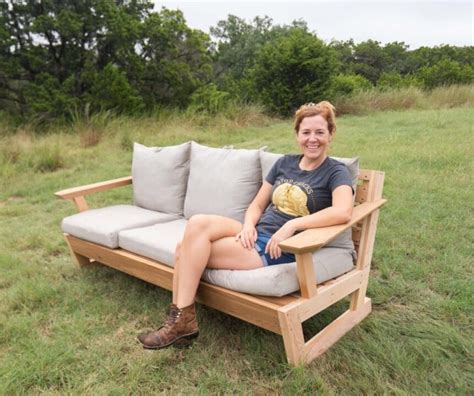 Outdoor Sofa Plans Templates Wilker Do S