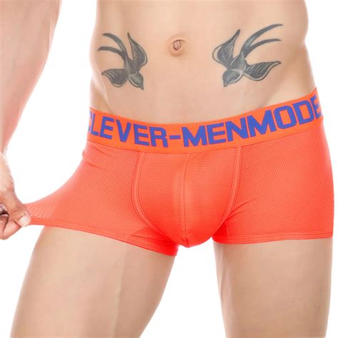 Bóxer de malla para hombre ropa interior Sexy de CLEVER MENMODE