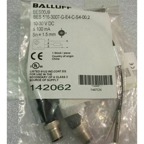 1pc NEW BALLUFF BES 516 3007 G E4 C S4 00 2 Proximity Sensor Spot Stock