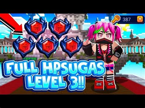 Fiquei Full Hp Sugas Level Na Conta Feminina Blockman Go Bed Wars