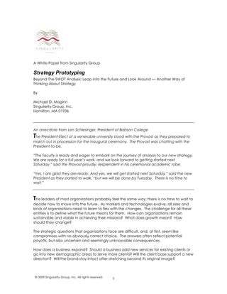 Strategy Prototyping Leap Into The Future Look Around Pdf