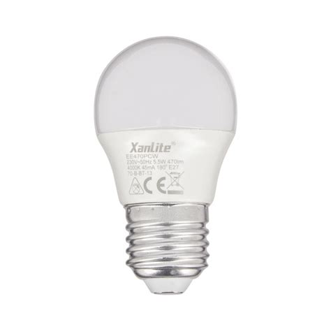 Ampoule LED P45 culot E27 5 3W cons 40W eq lumière blanc neutre