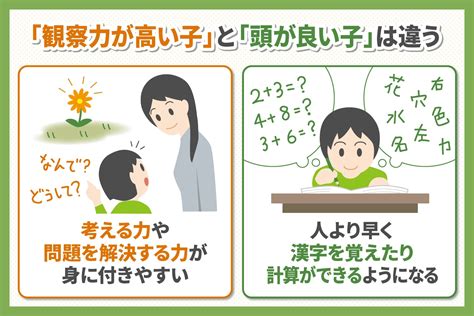 考える力につながる観察力｜子どもの能力を伸ばすための方法 子育て＆教育ひと言コラム 伸芽sクラブ 受験対応型託児所