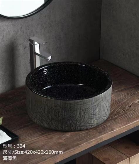 Lavabo Rectangular Ceramic Bathroom Sink Wall Hung Mounted Wash Basin