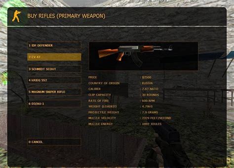 Counter Strike 1 6 veja como comprar armas no jogo de ação Dicas e