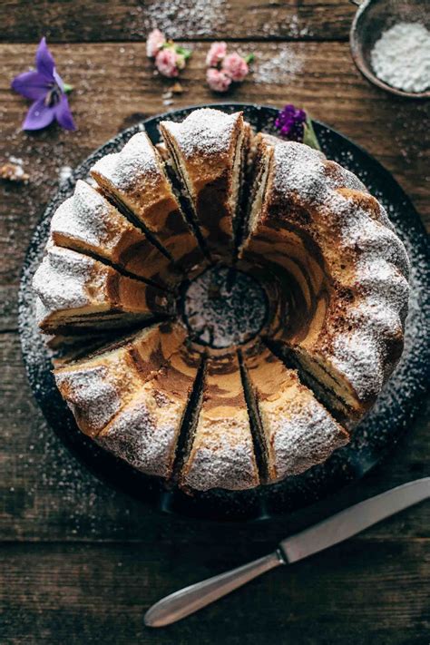 Traditional Austrian Marbled Bundt Cake Austrian Desserts German