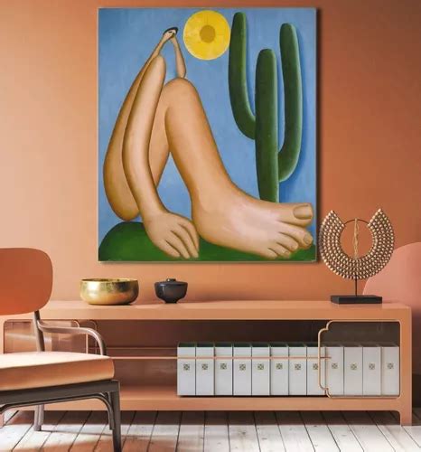 Cuadro Decorativo Moderno 65x75 Abaporu Tarsila Do Amaral