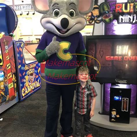 Chuck E Cheese Mascot Costume US IN STOCK