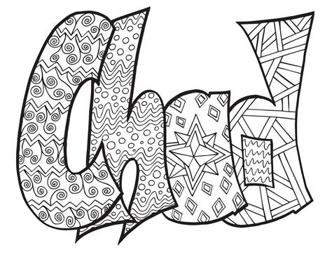 Chad Two Free Printable Coloring Page Stevie Doodles