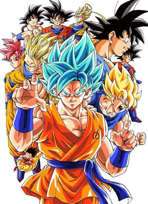 Todas As Fases De Son Goku Dragon Ball Oficial Amino