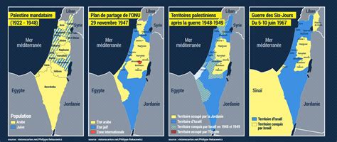 Guerre Israël Gaza le conflit israélo palestinien en quelques cartes