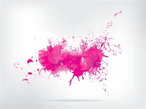 Color Background Of Paint Splashes Royalty Free Vector Image