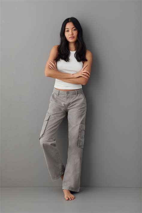 Low Waist Cargo Jeans Gina Tricot